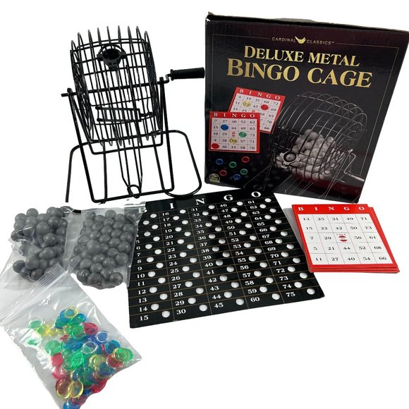 Spin Masters | Toys | Deluxe Metal Bingo Cage Spin Masters Family Game ...